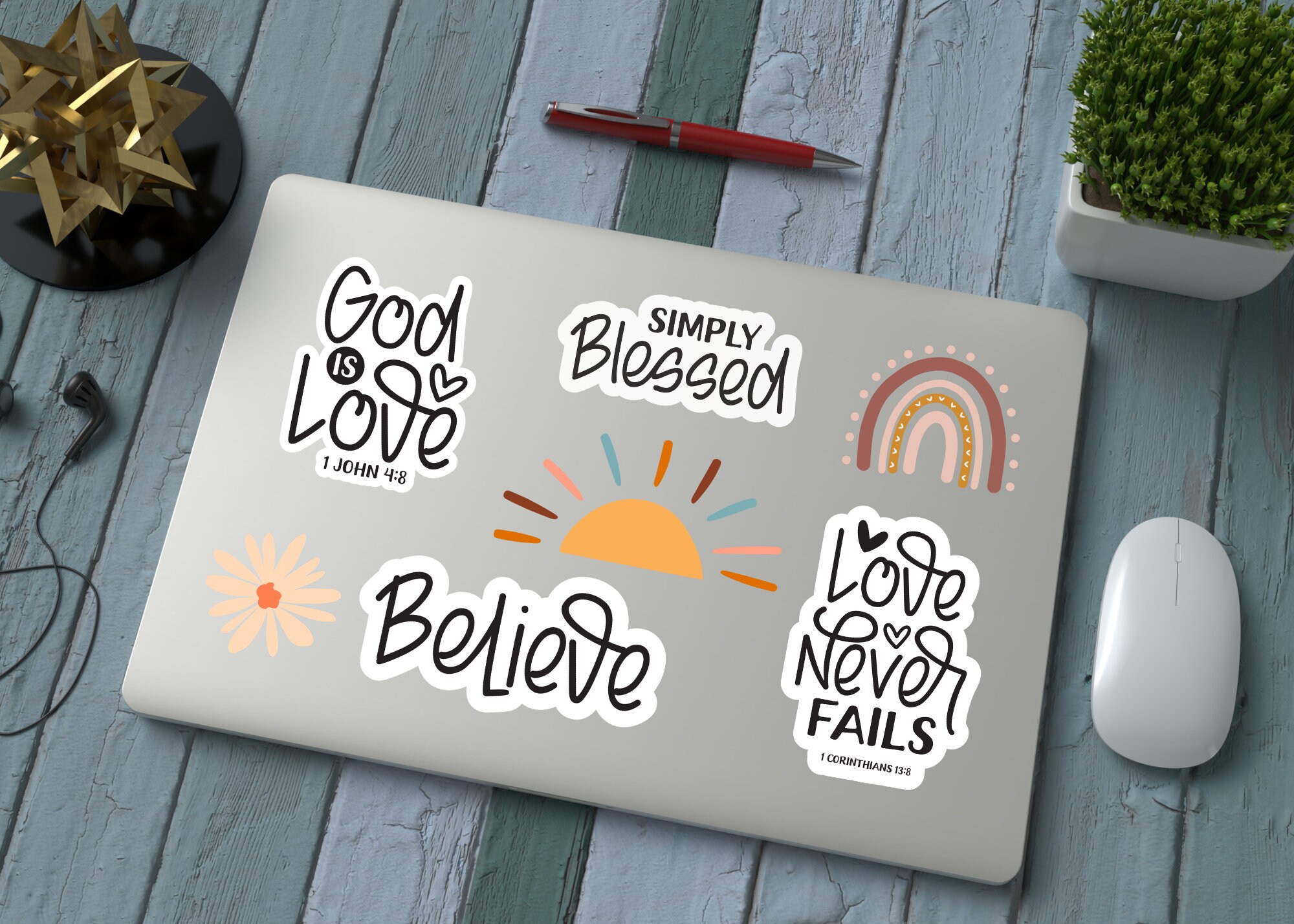 God is Love Sticker Waterproof Sticker Christian Sticker - Etsy