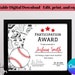 Bowling Award Editable Bowling Participation Certificate, Bowling ...