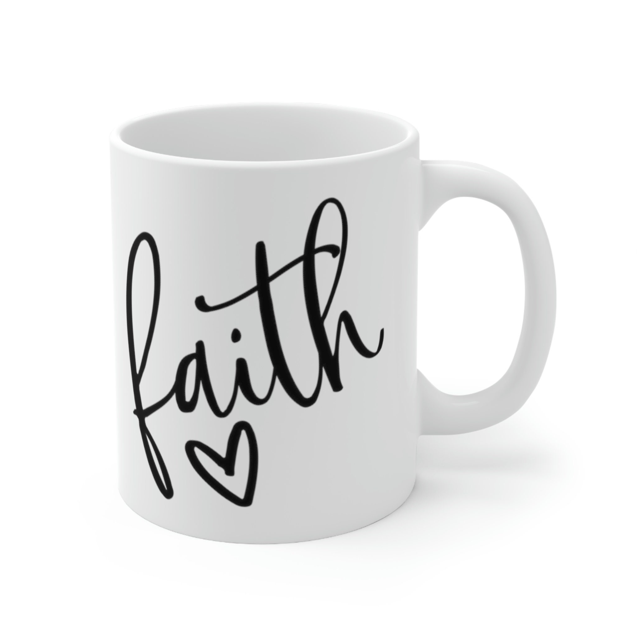 Faith Coffee Mug 11oz Coffee Mug Faith Religious Coffee - Etsy