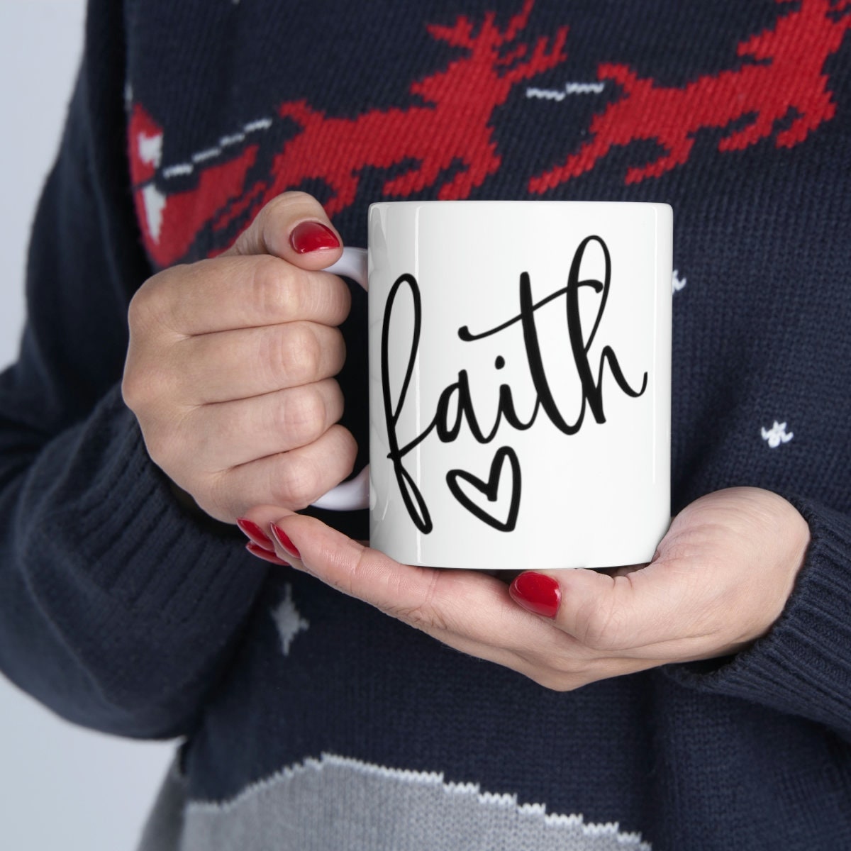 Faith Coffee Mug 11oz Coffee Mug Faith Religious Coffee - Etsy