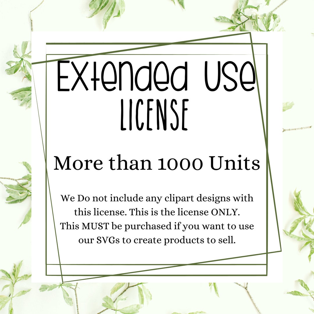 Extended Commercial License for All Designs, License to Use Designs to ...