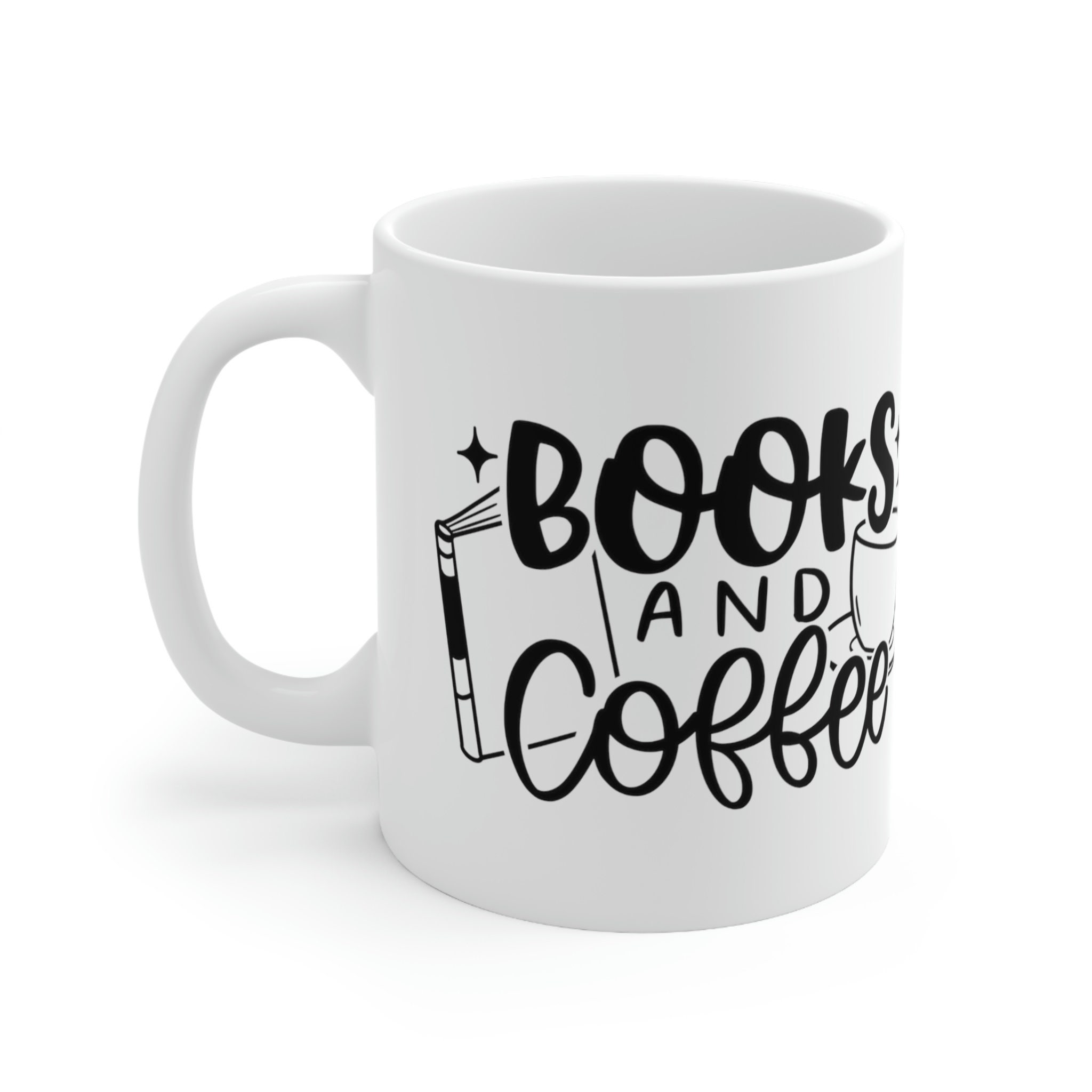 Books and Coffee Mug 11oz Book Lover Gifts Coffee Mug for Book Lover ...