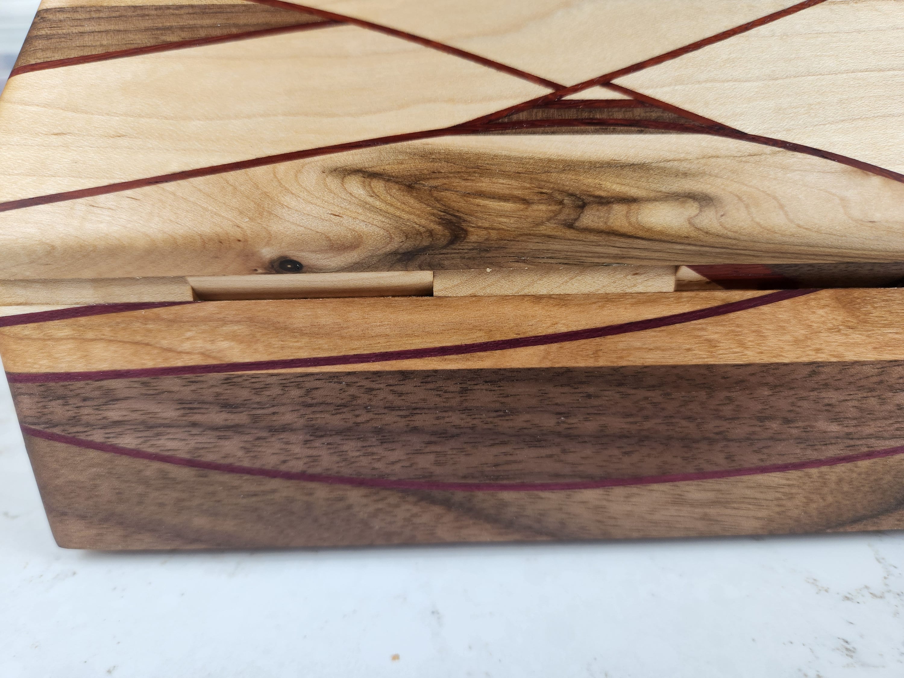 Woven Box With Invisible Wood Hinge - Etsy