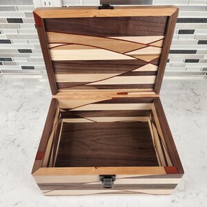 Woven Box With Invisible Wood Hinge - Etsy