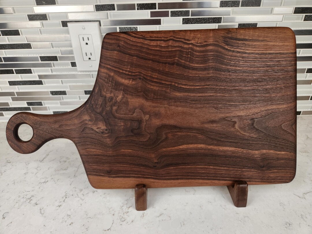 Walnut Serving Tray / Charcuterie Board - Etsy