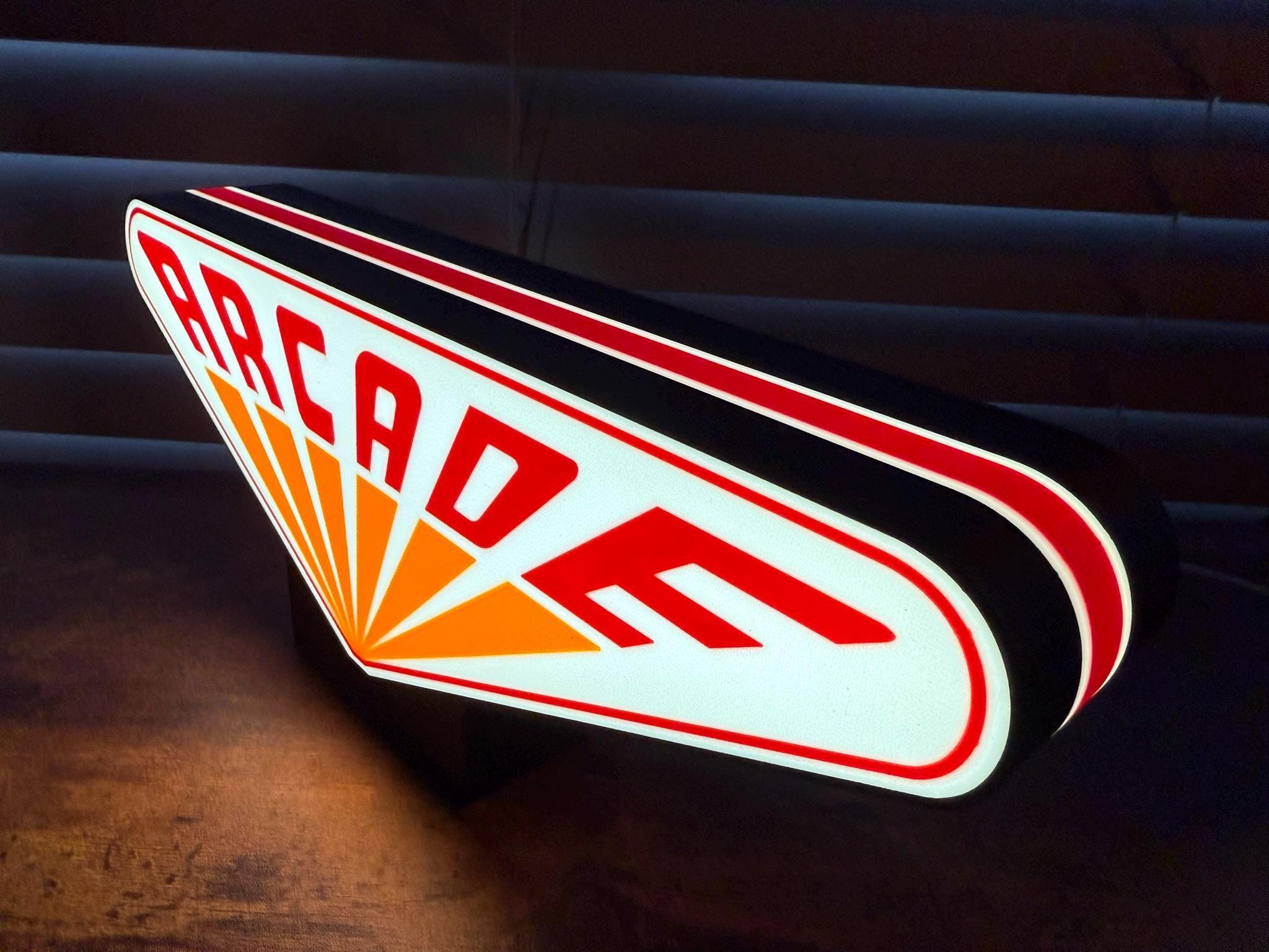 Stranger Things Arcade LED Sign: Hawkins Wall Decor, Mancave Accessory ...