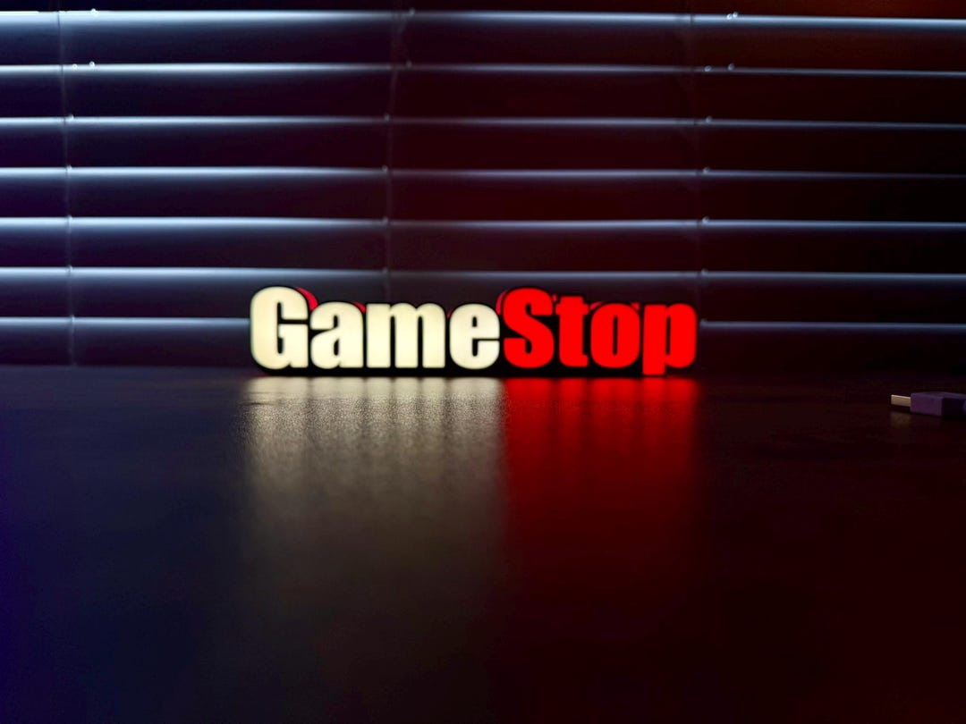 Game Stop Style LED Sign: Wall Decor, Mancave Accessory - Etsy