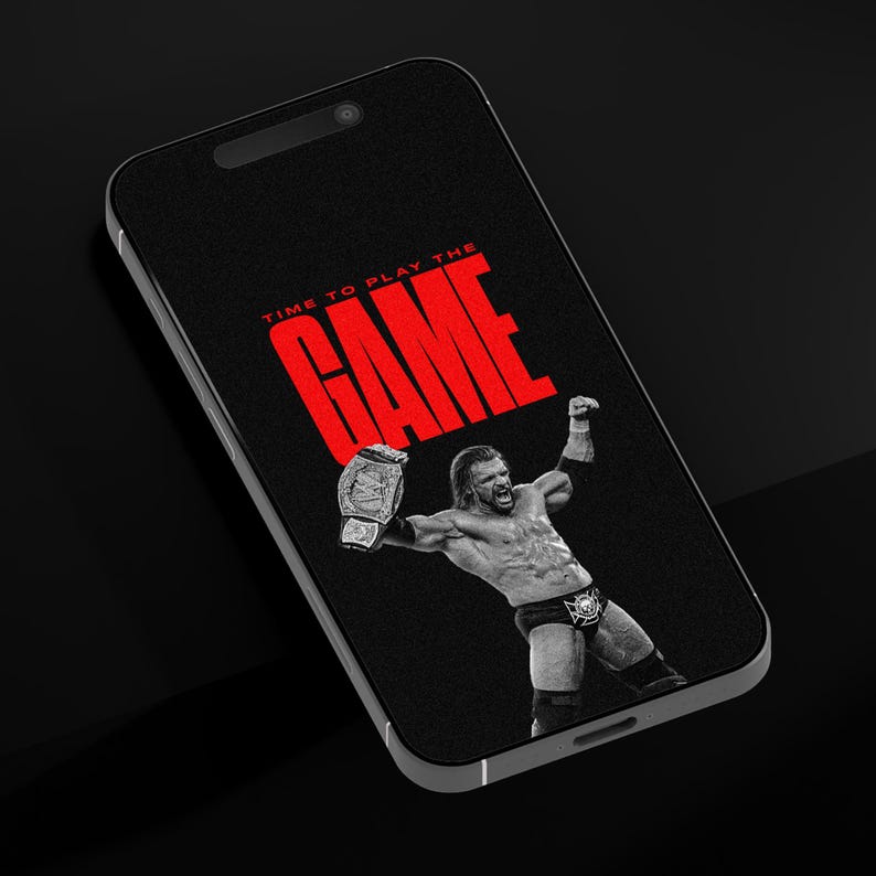 Triple H Wallpaper - Game - WWE - Wrestling Phone Wallpaper - Instant ...