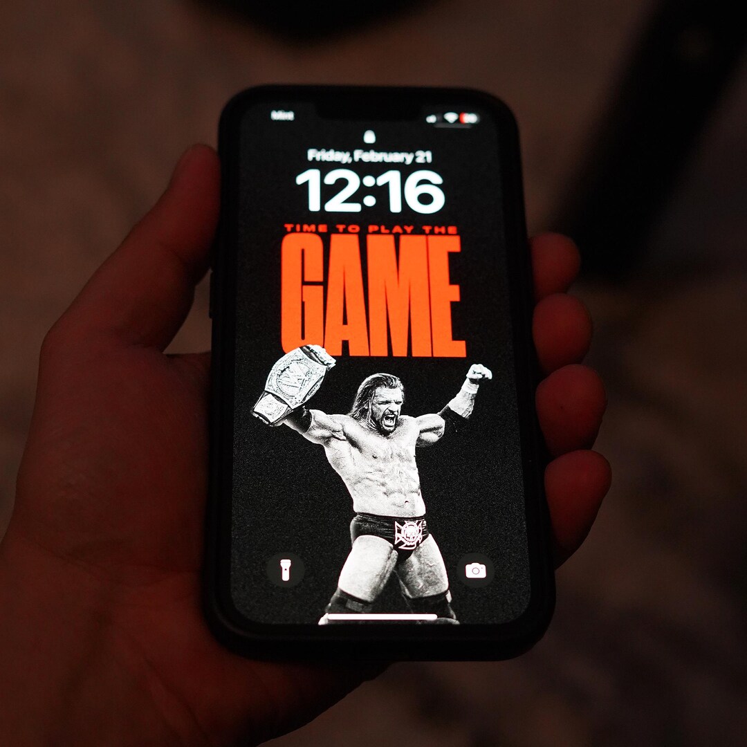 Triple H Wallpaper - Game - WWE - Wrestling Phone Wallpaper - Instant ...