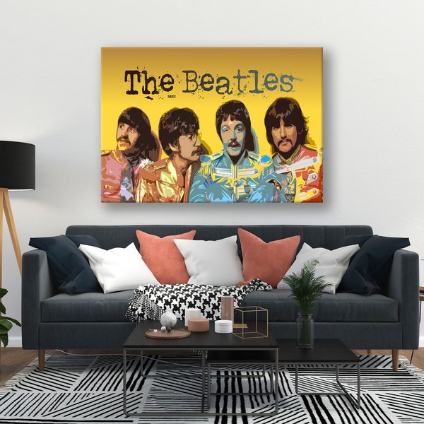 Beatles Wall Art - Etsy