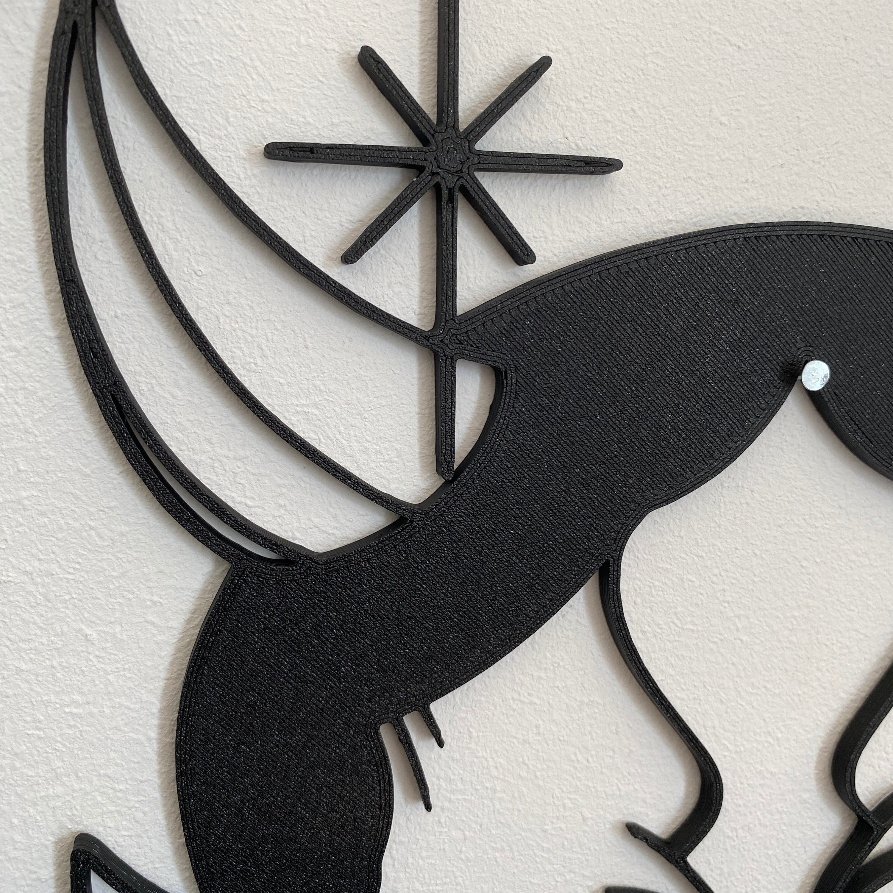 Japanese Oni Mask 3D Mural Wall Line Art Tattoo Wanddeko Japanese Oni ...