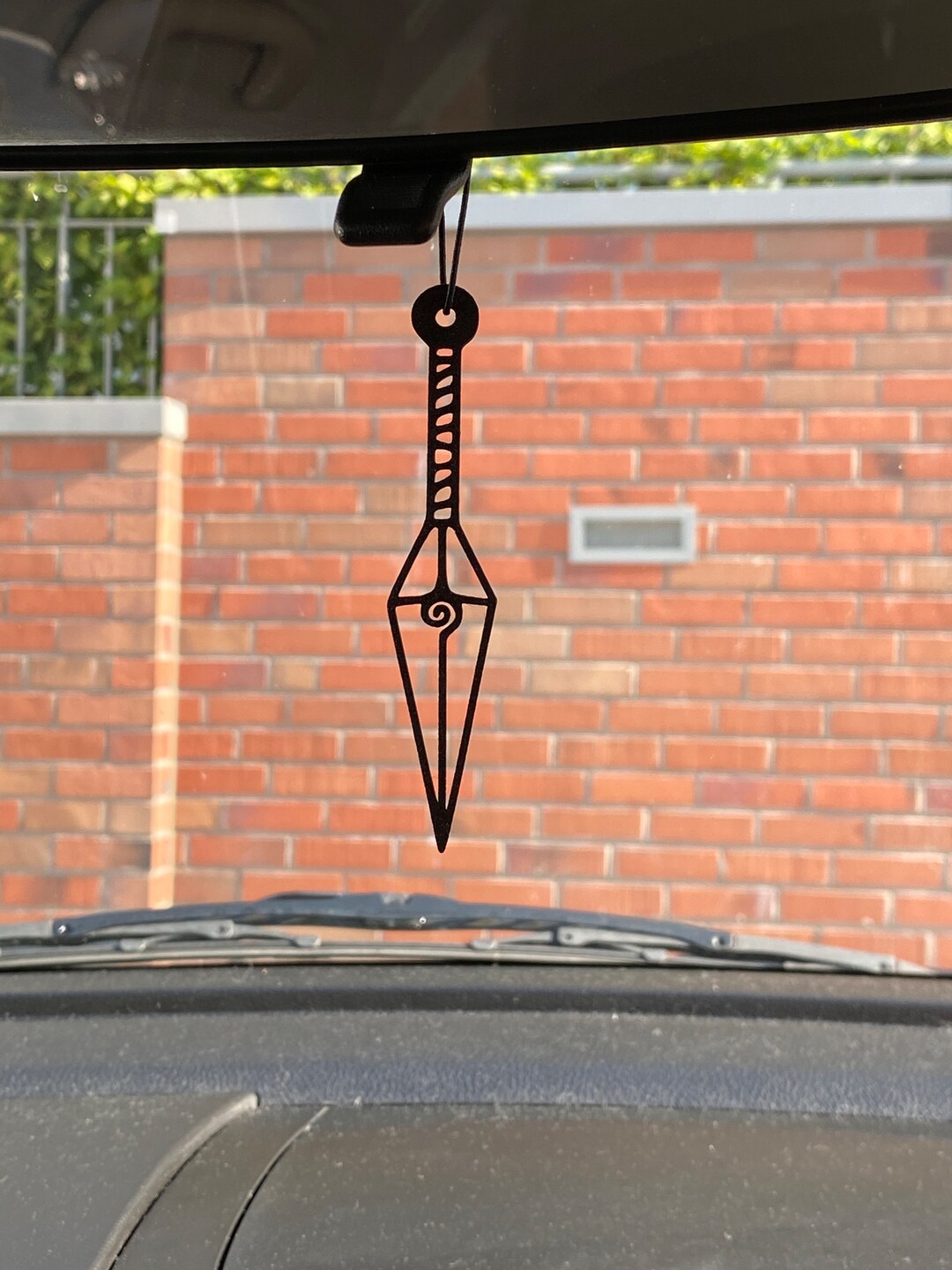 Anime Pendant Kunai Anime 3D Car Rearview Mirror Pendant Accessory 3D ...