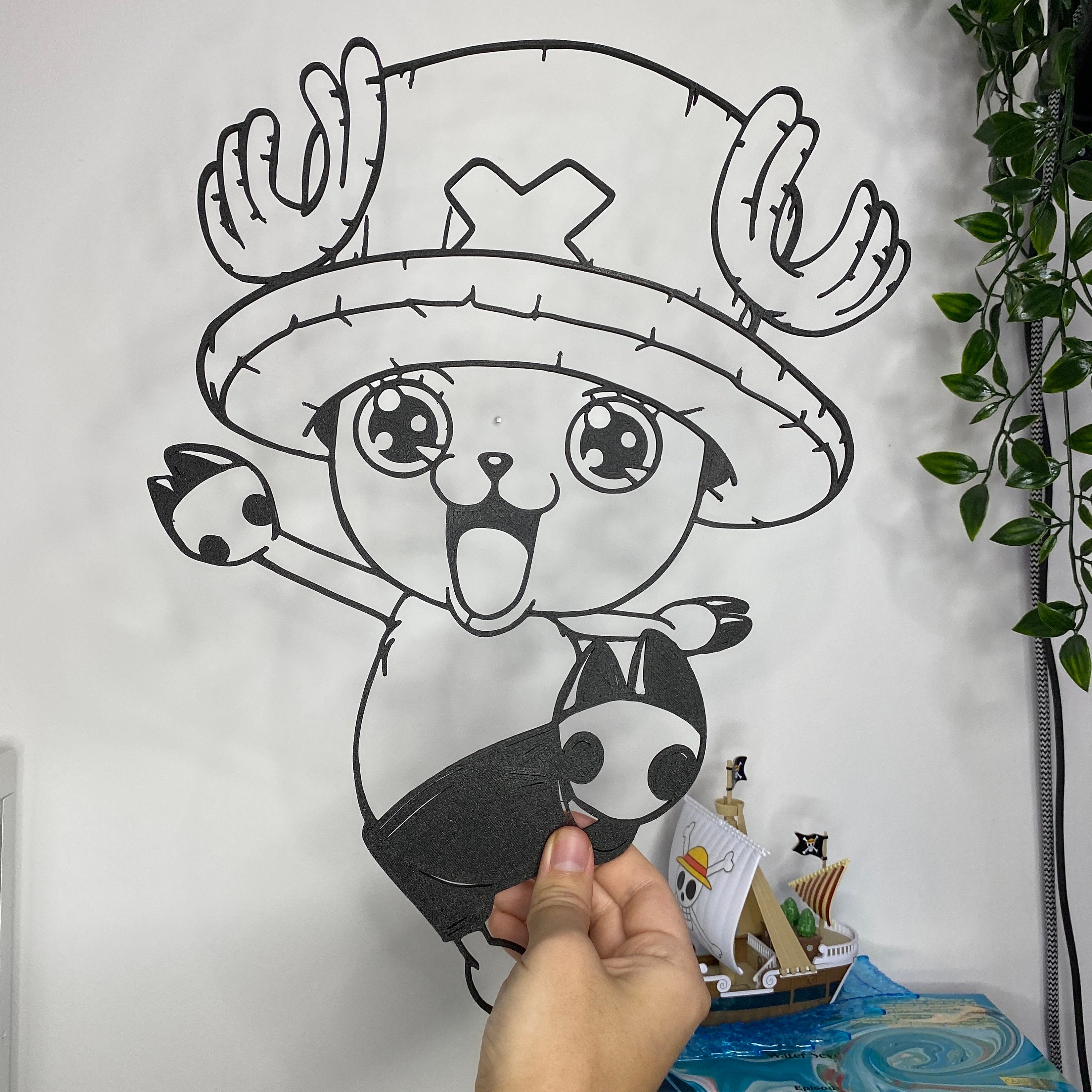 Tony Chopper One Piece 3D Wall Picture Wall Decoration Anime Manga 3D ...