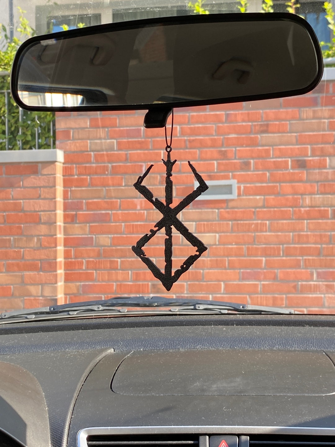 Anime Pendant Anime 3D Car Rearview Mirror Pendant Accessory 3D ...