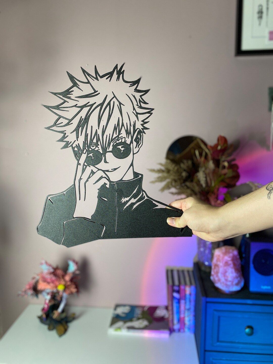 Anime Wallart 3D Mural Wall Decoration Manga 3D Print Gift Idea for ...