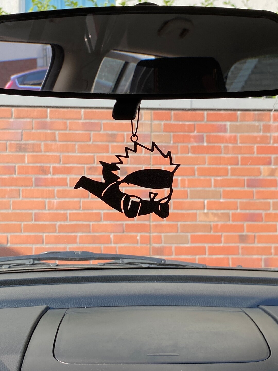 Anime Pendant Cute Chibi Anime 3D Car Rearview Mirror Pendant Accessory ...