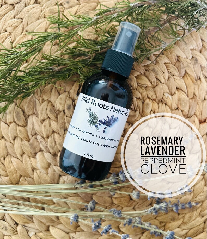 Hair Growth Spray, Rosemary Hair Spray, Clove Hair Spray, Peppermint ...