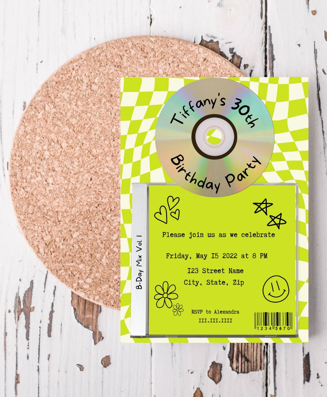 Digital Y2K Birthday Invitation - Retro Birthday Invitation - Throwback ...