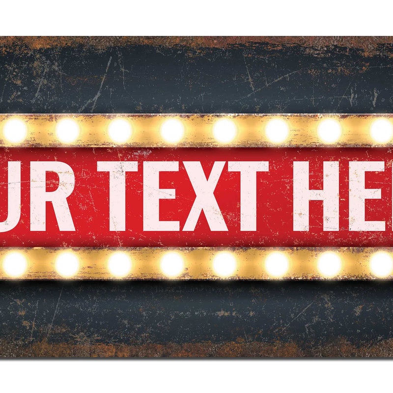 Metal Marquee Sign - Etsy