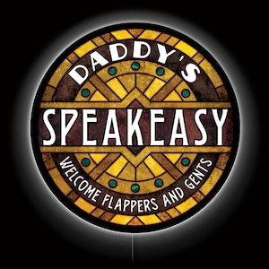 Speakeasy LED 23" LED Custom Sign - Etsy