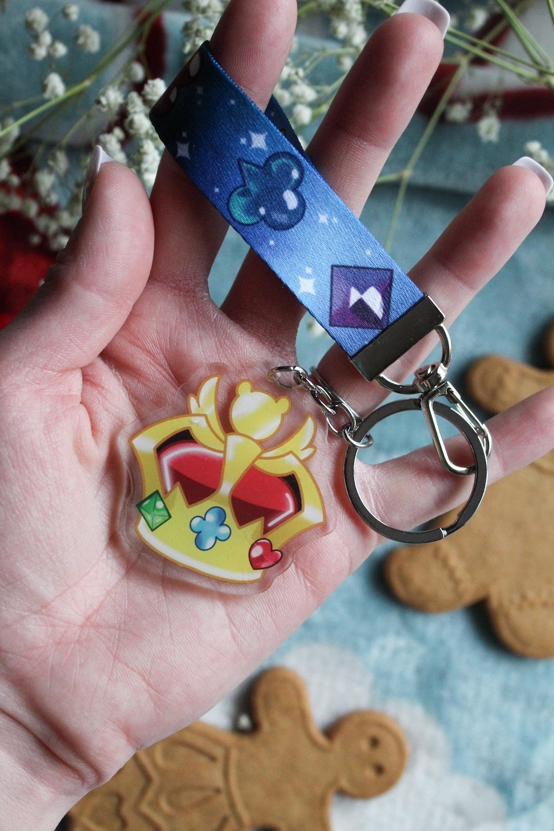 PREORDER Cookie Run Soul Jam Keychain Wristlets CRK Gamer Lanyard ...