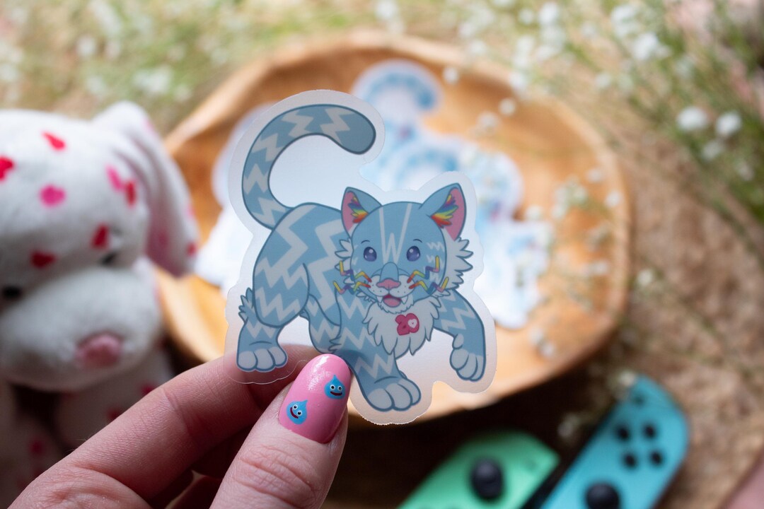 Webkinz Twenty Year Tiger Sticker: 3" Waterproof Vinyl Decal for Cozy ...