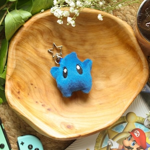 Super Mario Galaxy Luma Plush Keychain | Handmade | Multiple Colors ...