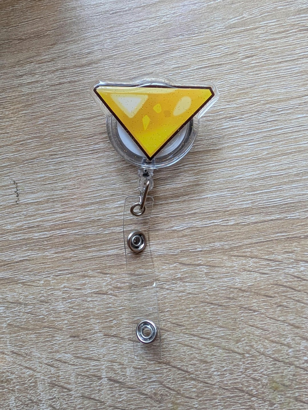 CRK Golden Cheese Soul Jam Badge Reel: 2" Badge Clip for Cookie Run ...