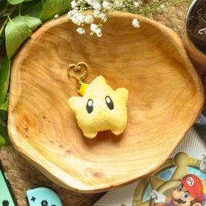Super Mario Galaxy Luma Plush Keychain | Handmade | Multiple Colors ...