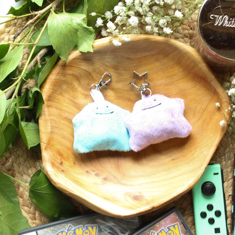 Ditto Keychain - Etsy