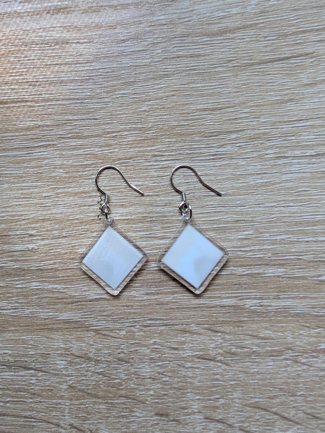 CRK Mystic Flour Beast Jam Acrylic Earrings: 1" Drop Earrings for ...