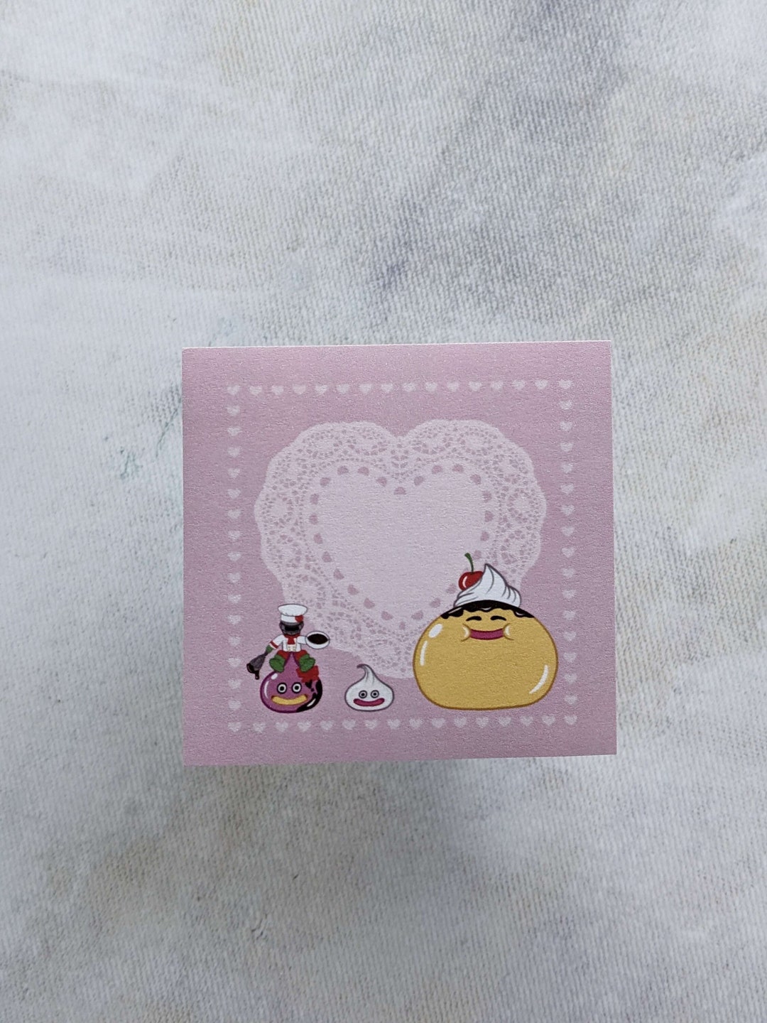 Dragon Quest Dessert Slime Sticky Note Pads - Etsy