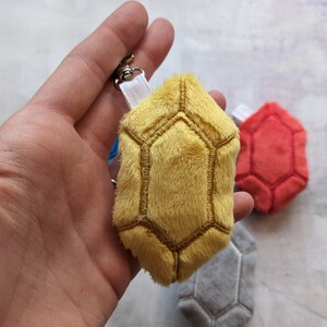 Legend of Zelda Rupee Plush Keychains - Etsy
