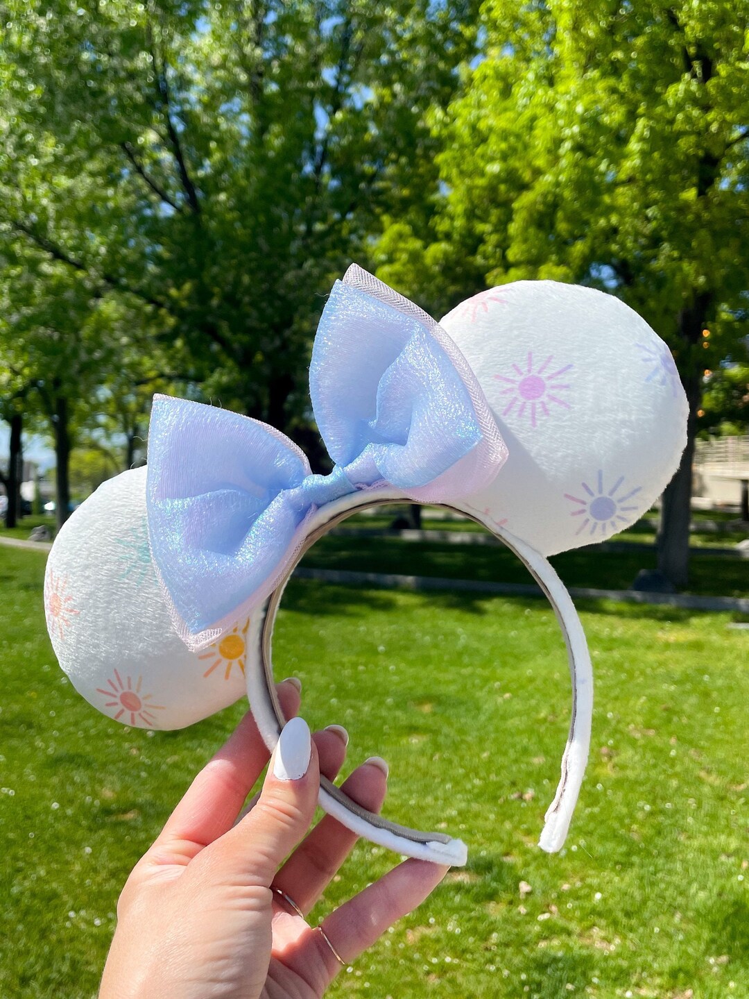 Rainbow Soft Sun Mouse Ears - Etsy