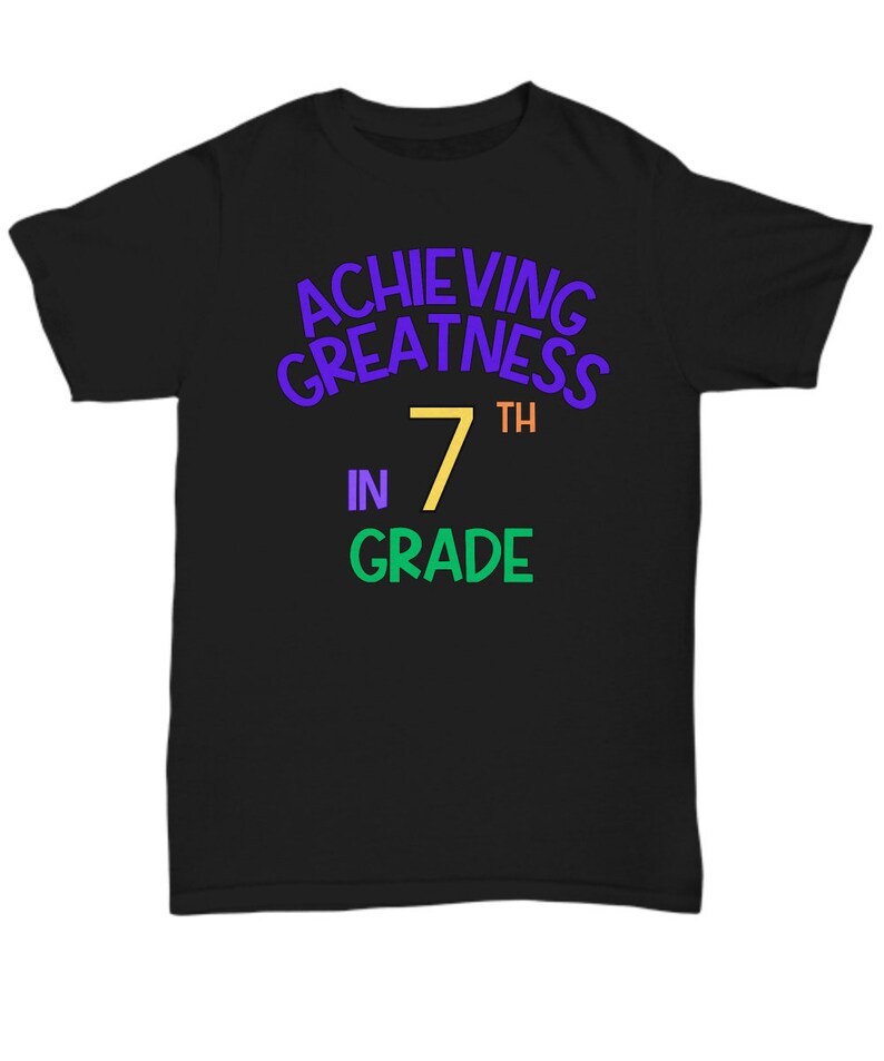 First Day of School | Seventh Grade Shirt | Seventh Grade Gift | 7th ...