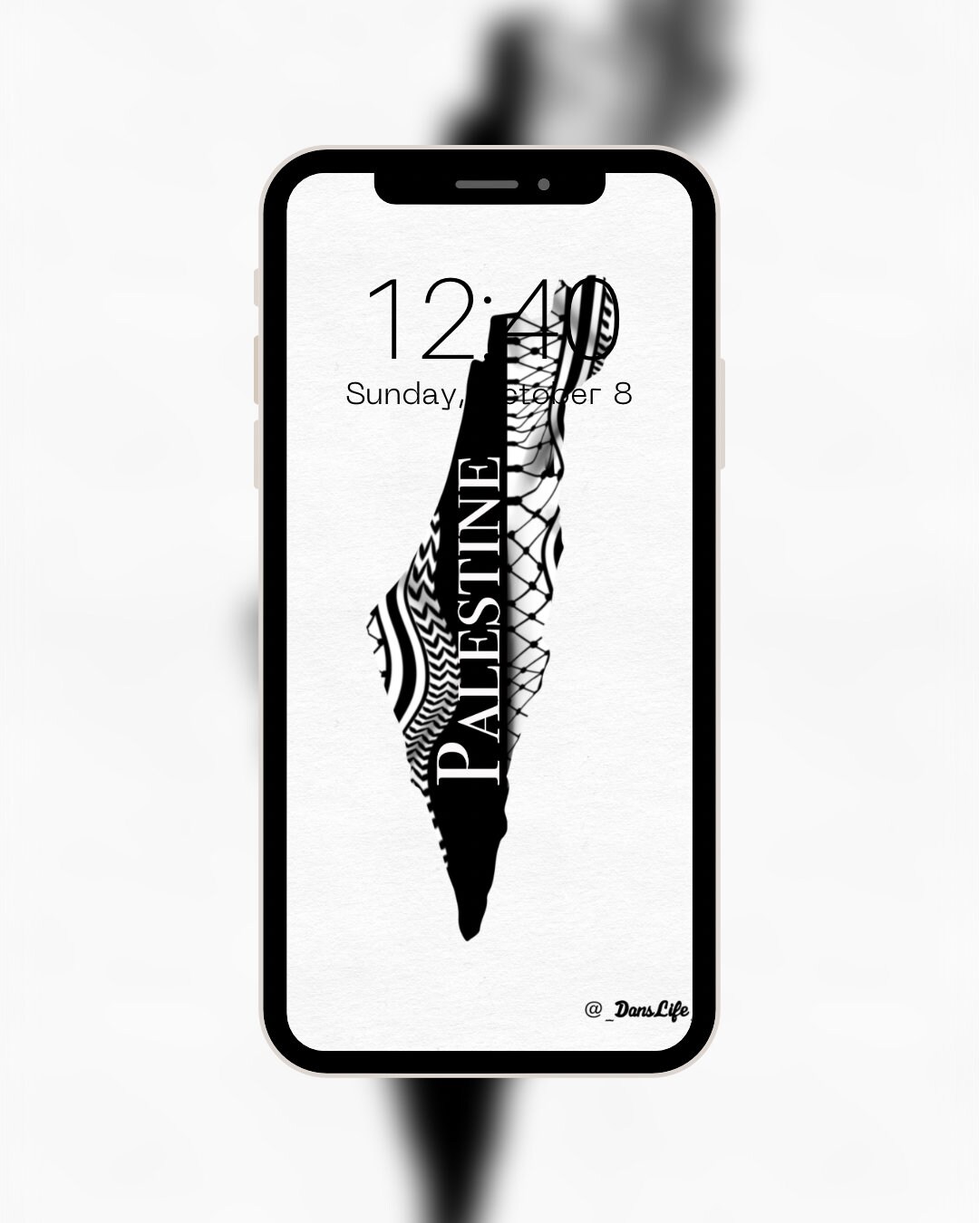 Palestine Map Lock Screen / Wallpaper for Your Phone. - Etsy Australia