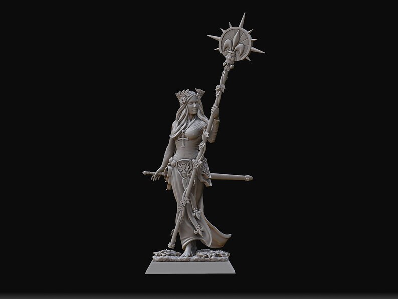 Arthurian Knights Morgana Damsel Witch, Raven Twin Miniatures Official ...