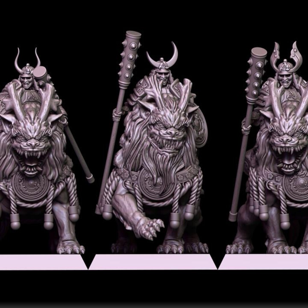 Shogun Beast Cataphract, Raven Twin Miniatures Official - Etsy