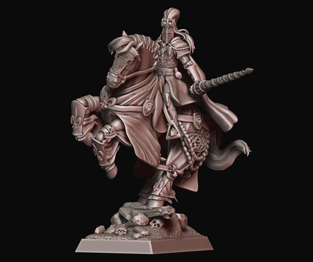 Arthurian Knights Duke on Horse, Raven Twin Miniatures Official - Etsy