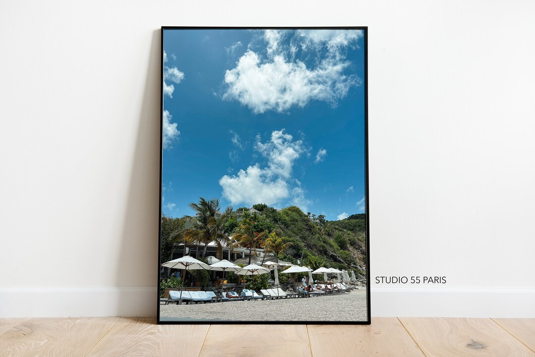 Shell Beach St Barthelemy - St Barts Travel Downloadable Print - Travel ...