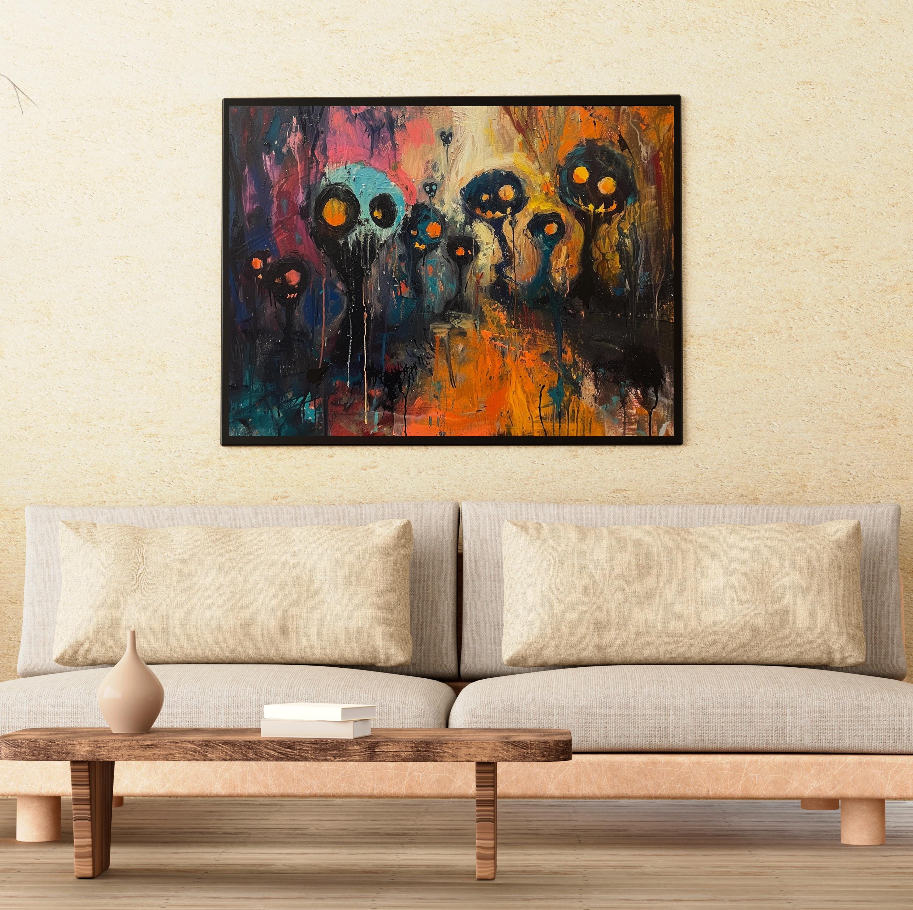 Printable "creepshow" Wall Art Painting Magical Fantasy Haunted House ...