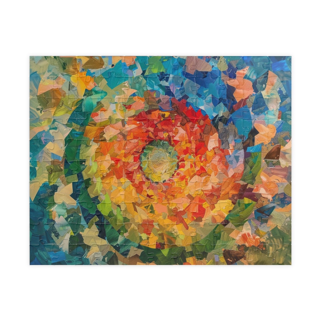 Geometric Dimensions Impressionist Art Adult Childrens Puzzle Magical ...