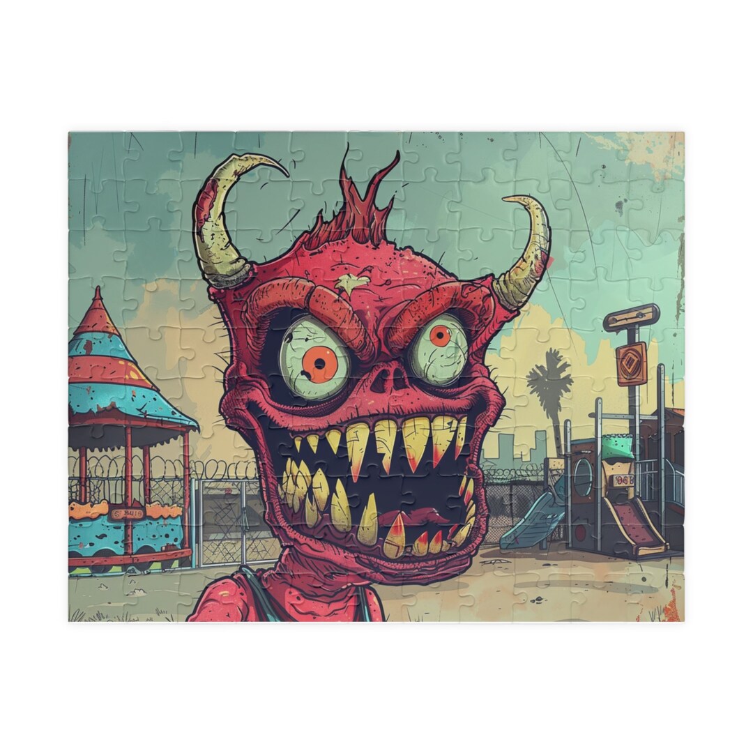 Playground Troll Adult Kids Puzzle Magical Art Family Fun Unique ...