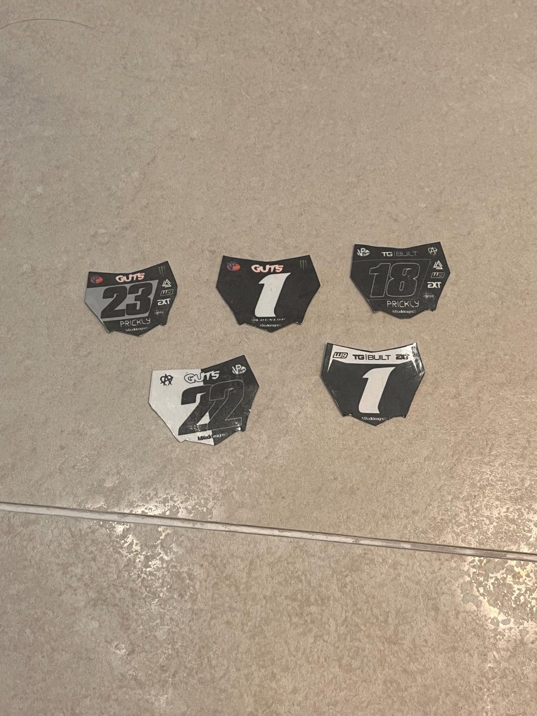 Mini Moto Cutz Plate Decals - Etsy