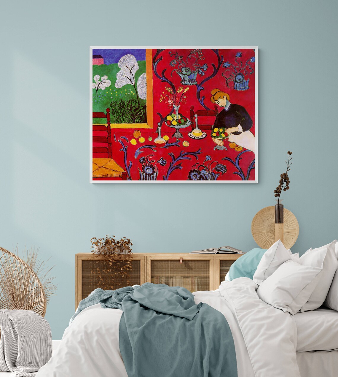 Henri Matisse La Desserte Rouge 1908 , Matisse Print, Poster Matisse ...