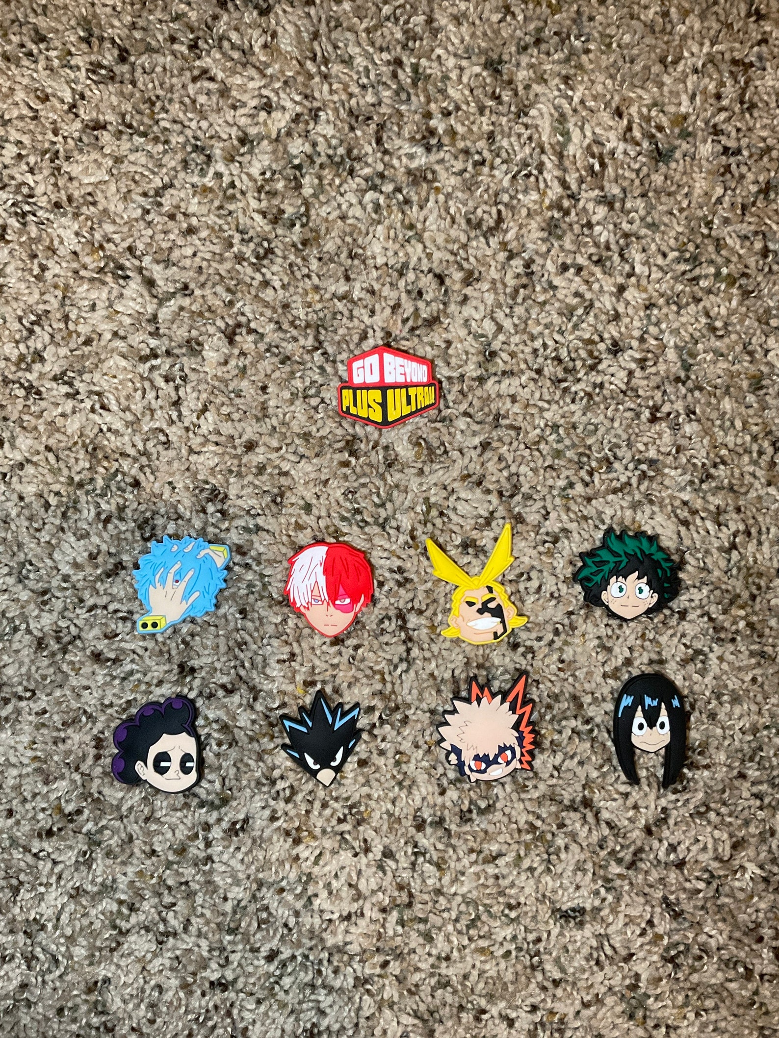 Superhero Manga MHA Croc Charms - Etsy