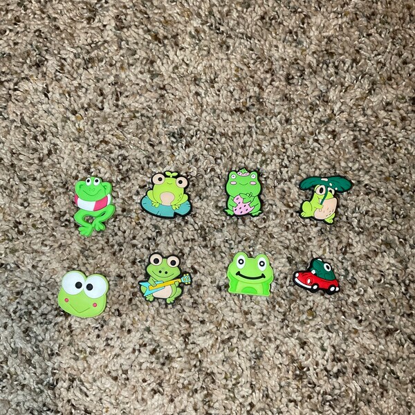 Kermit the Frog Croc Charms - Etsy