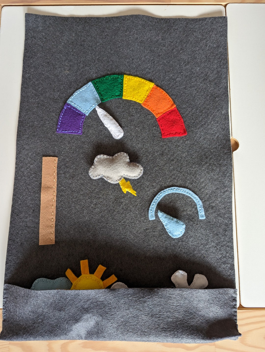 Montessori Inspired Weather Station Made With Felt - Etsy