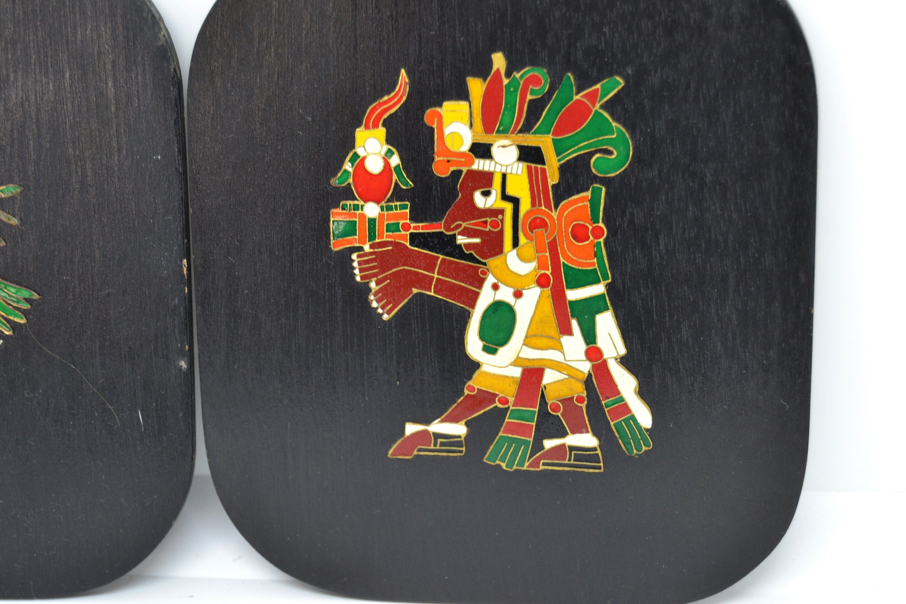 Aztec Gods Wood Plaquegods of Mexico Vintage Aztec Return - Etsy