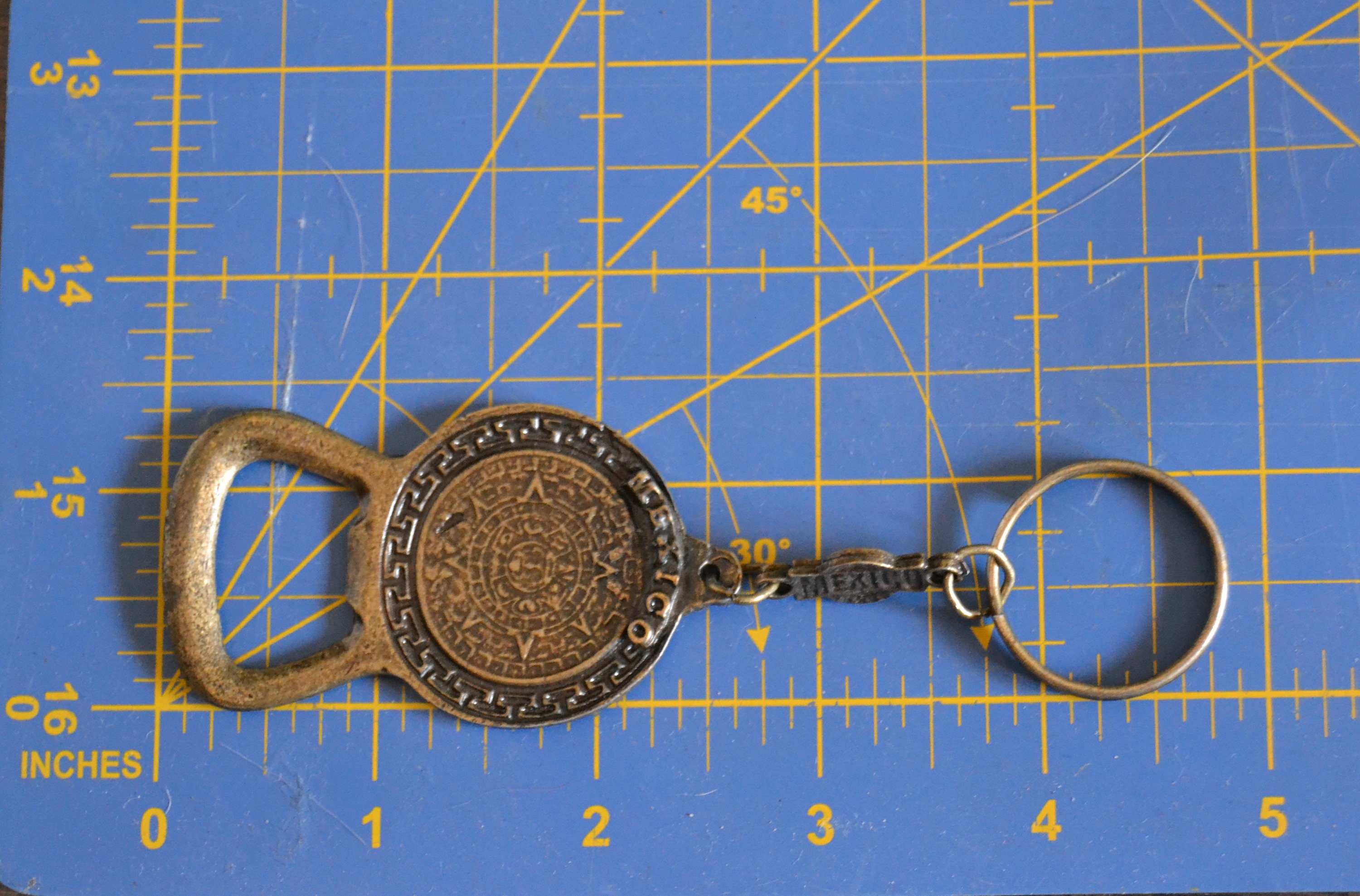 Mayan Calendar Keychain, Mayan Calendar, Souvenir From Mexico ...